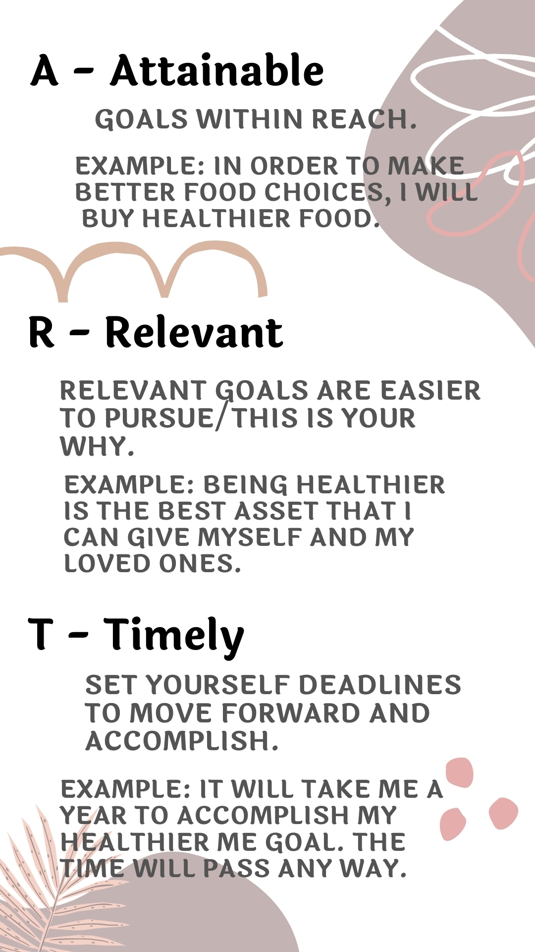 ACHIEVING SMART GOALS FOR 2021 - A QUICK GUIDE MADE WITH GRAPHICS ...