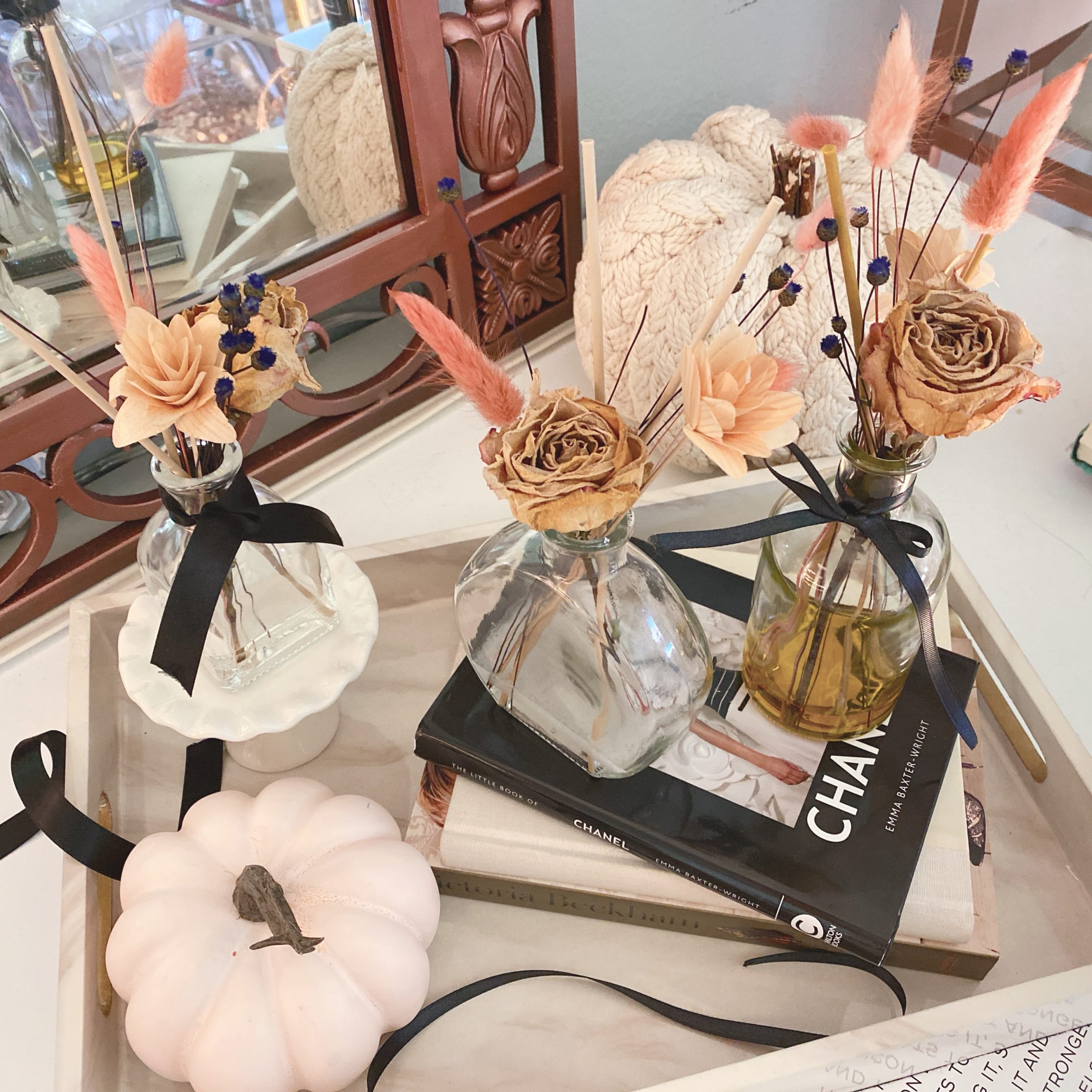 Do-it-yourself: Floral Reed Oil Diffuser | Planning To Be Happy